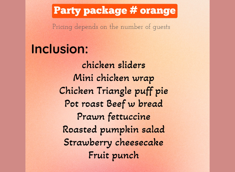 Orange Package – Royal Platter